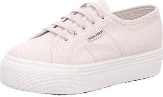 Superga Femme 2790acotw Linea Up And Down Chaussures de Gymnastique, Gris Grey Seashell, 38 EU