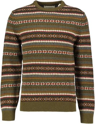 GANT Herren Strickpullover mit Lammwolle FAIR ISLE C-NECK