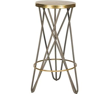 Safavieh Modern Bar & Counter Stool, in Beige and Gold