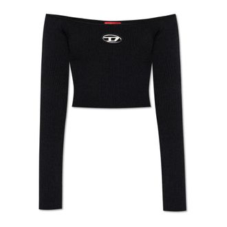 Diesel M-Vera-Ls Pullover - - Knitwear - Damen - Schwarzk - M