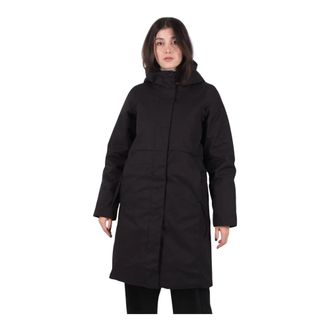 Elvine Schwarzer Parka Mantel - - Coats - Damen - Schwarzk - S