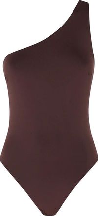 Federica Tosi Femme, Maillots de bain, Brun, Taille: 38 FR Maillot de bain une pi&egrave;ce &agrave; sur une &eacute;paule