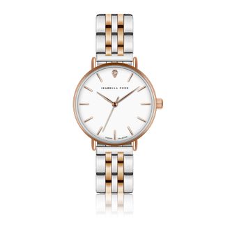 Isabella Ford Uhren in Ros&eacute;gold und Silber
