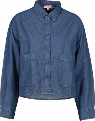 Katestorm Damen Jeansbluse aus Baumwolle