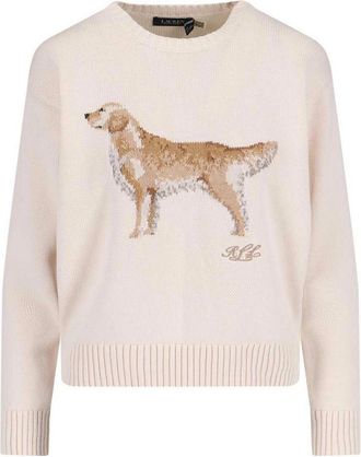 Lauren Ralph Lauren Rundhalspullover - Weiß