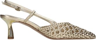 Emanuelle Vee Femme, Chaussures, Jaune, Taille: 37 EU Escarpins Slingback