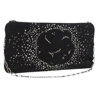 Chanel Pre-owned Vintage Satin Shoulder Bag - Femme - Pre-owned - Noir - Taille: ONE Size