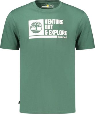 Timberland Kurzarm-T-Shirt - - Tops - Herren - Gr&uuml;n - XL