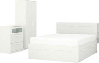 IKEA BRIMNES Schlafzimmermöbel 3er-Set