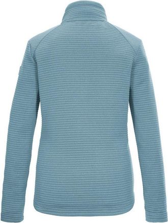 Killtec Strickjacke KOS 12 WMN FLX JCKT Elastische Damenjacke, gestreift, mit Kinnschutz und Taschen