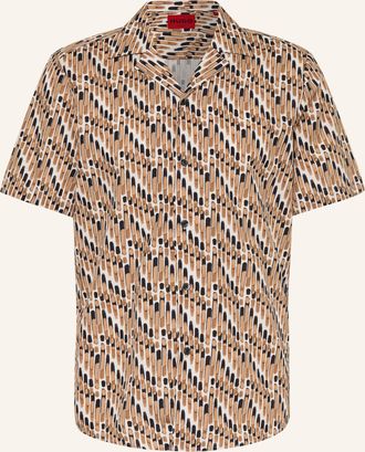 HUGO BOSS Hugo Resorthemd Ellino Relaxed Fit weiss