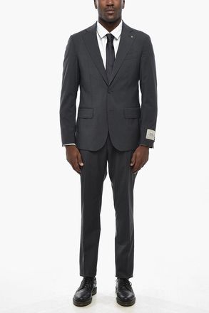 Corneliani CC COLLECTION Anzug aus Stretchwolle mit Pattentaschen Corneliani