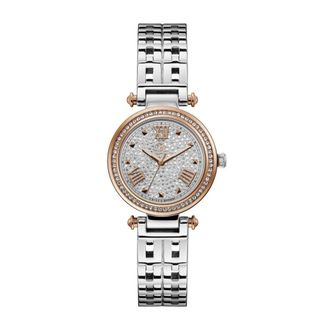 Guess Femme, Accessoires, Gris, Taille: ONE Size PrimeChic Mid Size Metal Watch