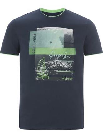 Jan Vanderstorm Homme T-Shirt Hakejan Bleu Fonc&eacute;, 7XL (XXXXXXXL) - 80/82