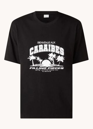 Filling Pieces Homme, Tops, Noir, Taille: L T-Chemises