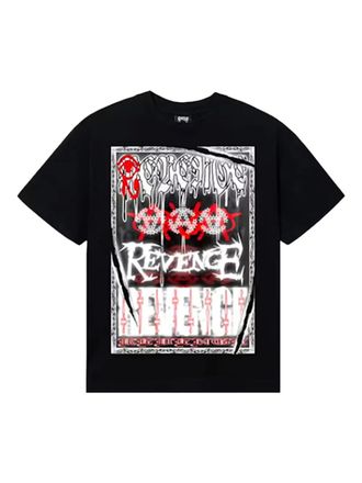Revenge t-shirt Fried à imprimé graphique - Noir