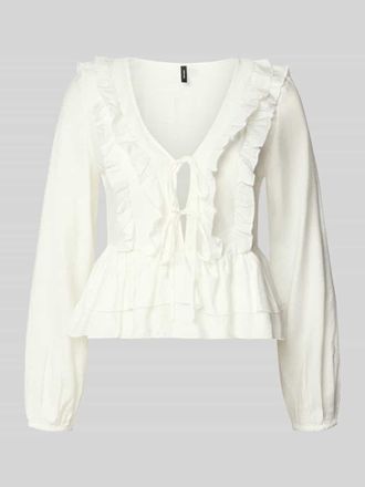 Vero Moda Regular Fit Langarmbluse aus Viskose-Mix Modell ZOEY