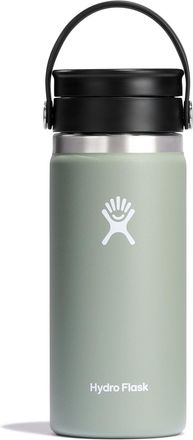 Hydro Flask Reise-Thermos 473ml (16 oz) - Vakuumisolierter Edelstahl-Thermos - Auslaufsicher Flex-Trinkdeckel - Thermos für Kaffee - Größe Öffnung - Agave