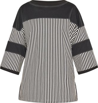 Usha Bluse Frauen mehrfarbig schwarz