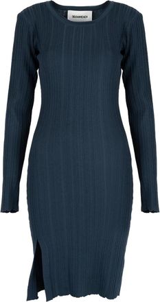 Silvian Heach Strickkleid Midi - - Dresses - Damen - Blau - XS