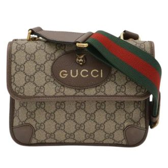 Gucci Pre-owned Neo Vintage GG Supreme Small Messenger Bag - - Pre-owned - Damen - Beige - ONE SIZE