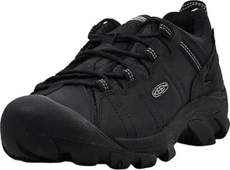 Keen Mens Targhee 2 Low Height Waterproof Hiking Shoes, Black/Brindle, 11 Wide