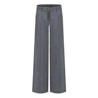 Cambio Adrienne Wide Hosen - - Trousers - Damen - Grau - XS L33