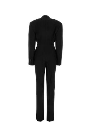 Stella McCartney Womens Black Wool Jumpsuit F: Viscose Tute Tracksuits