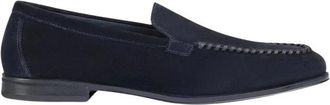 Doucal's Homme, Chaussures, Bleu, Taille: 45 EU Mocassin en daim avec lacets