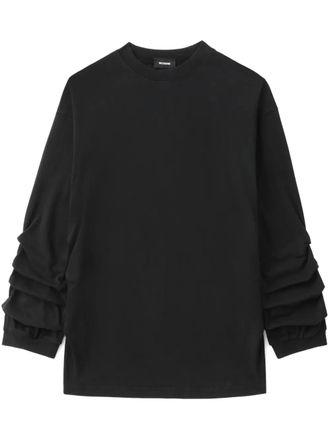 We11done hoodie à patch logo - Noir