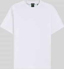 HUGO BOSS Regular Fit T-Shirt aus Baumwoll-Mix Modell TS_Union Tape