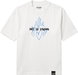 Kintobe Damen vegan T-Shirt Atlas Boxy Fit Wei&Atilde;Y