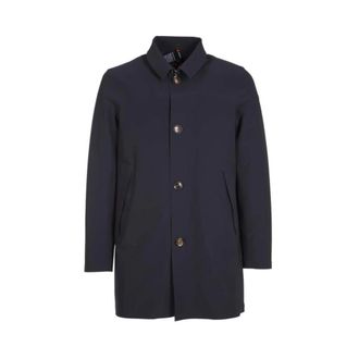 Roberto Ricci Design Minimalistische- sportliche- wasserdichte Daunenjacke - - Jackets - Herren - Blau - XL