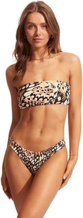 Seafolly Damen Bikinihose Take Flight Reversible Hipster