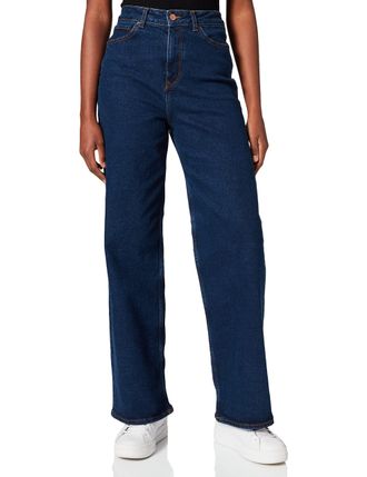 Jack & Jones Damen JJXX JXTOKYO WIDE HW CC6001 NOOS Jeans, Dark Blue Denim, 27/30