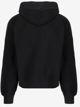 Icecream Mens Cotton Hoodie With Ice Cream Print Black Sweatshirts Sweater