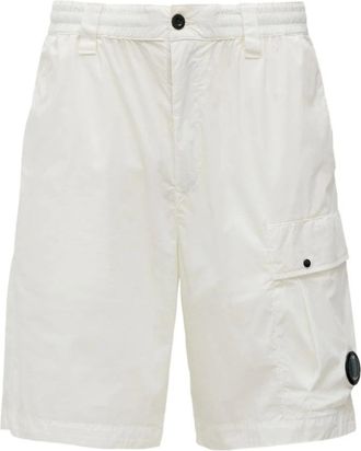 C.P. Company C.p. Company, Homme, Shorts, Blanc, Taille: XL Elasticated-waist Bermuda Shorts