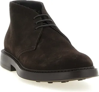 Doucal's Suede Chukka Boot - Black