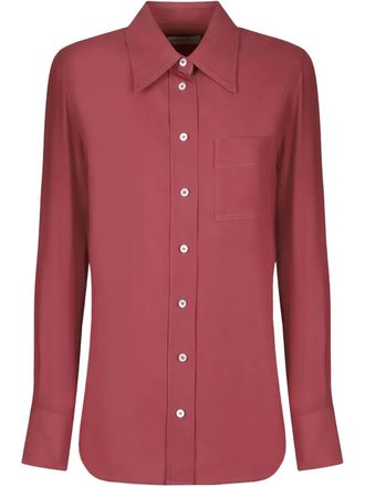 Lanvin chemise à manches longues - Rouge