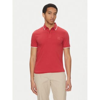 HUGO BOSS Poloshirt Passertip 50507699 Rot Slim Fit