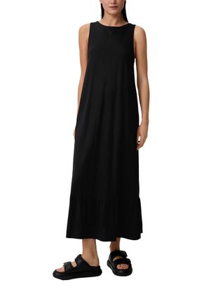 Comma Damen 60.2.62.20.200.2132809 Kleid, 9999 schwarz, 36