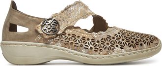 Rieker Halbschuhe Rieker 413G4-90 Beige