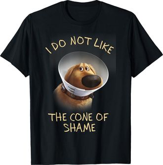 Disney Pixar Up Dug Cone Of Shame Portrait T-Shirt