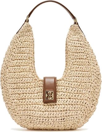 Anine Bing Crossbody Bags - tas beige raffia - Gr. unisize - in Beige - für Damen