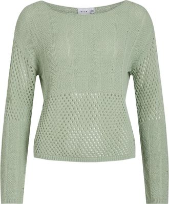 Vila Viefine Boatneck L/S Knit Top
