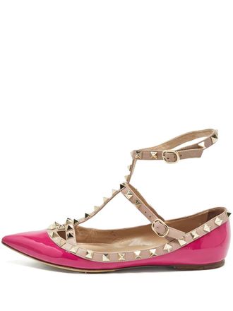 Valentino Garavani ballerines Rockstud (2023) - Rose