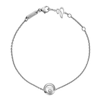Chopard Femme, Accessoires, Blanc, Taille: ONE Size Happy Diamonds Icons Bracelet