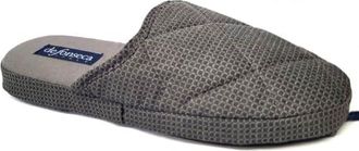 Generico De Fonseca Chaussons maison en coton avec fond anti-rayures et antid&eacute;rapant pour homme ART. Milano E M832 Gris (gris, Syst&egrave;me Tailles Chaussures EU, A