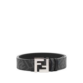 Fendi FF-logo Reversible Leather Belt