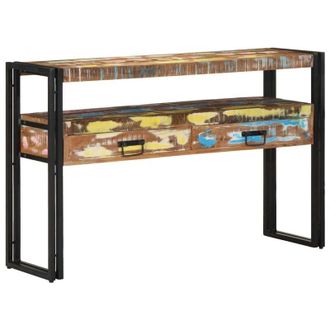 vidaXL Vidaxl - Beistelltische Mehrfarbig 120x33x75 cm Aus massivem Altholz & Metall